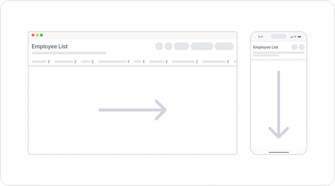 Surya Digital - Designing Complex Data Tables for Mobile