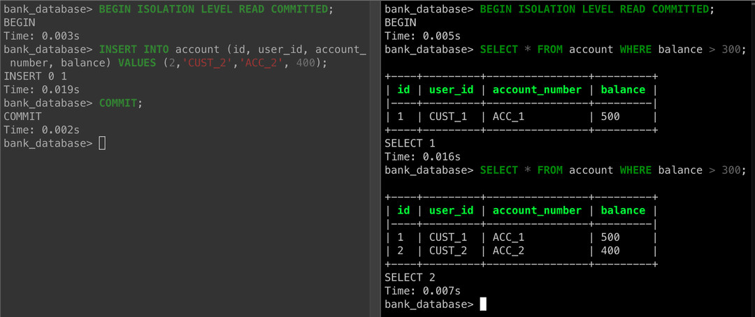 Surya Digital - Transaction Isolation Level In PostgreSQL